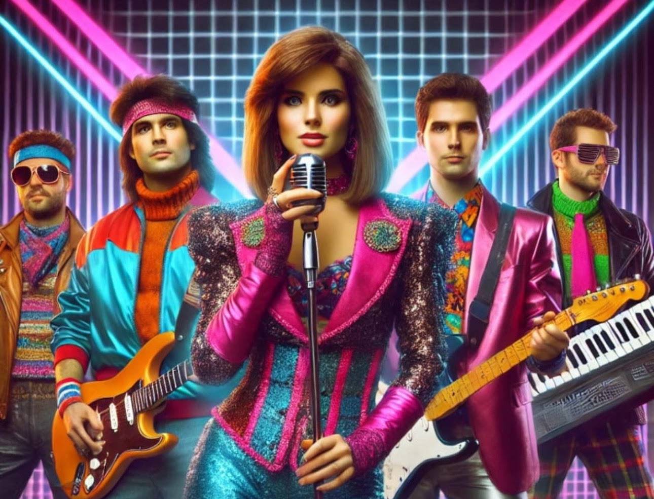 Flash Band-מופע שנות ה 80 - באבי בר הוד השרון